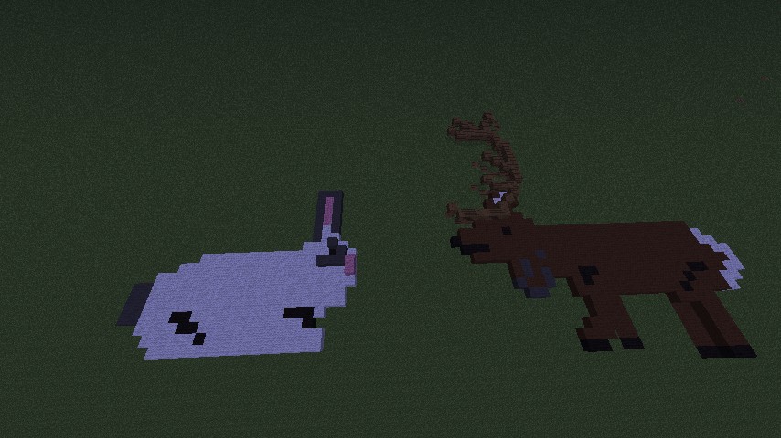 Animals + Minecraft Map