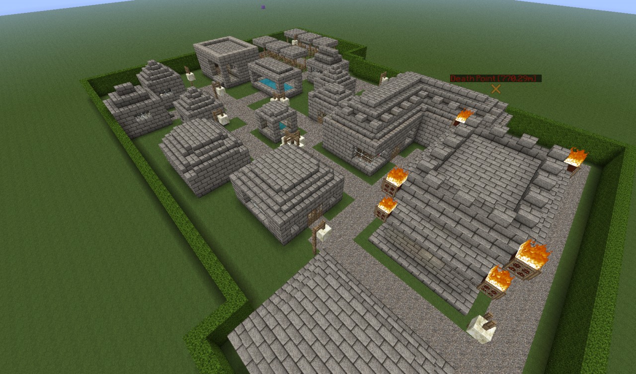 Minecraft timelaps little town and download Minecraft Map