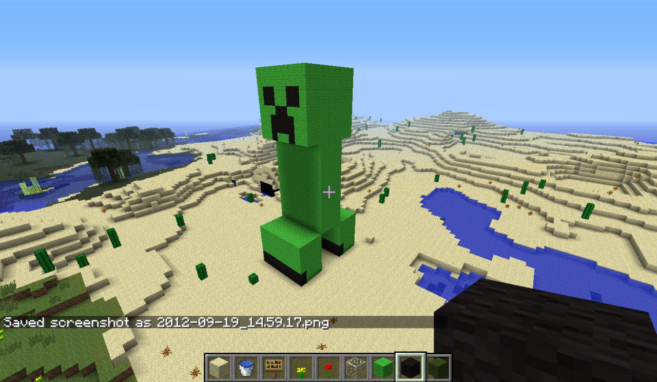 Simple Creeper Minecraft Map