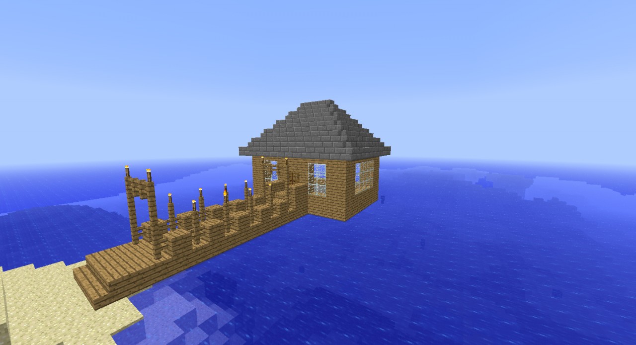 House with dock Minecraft Map
