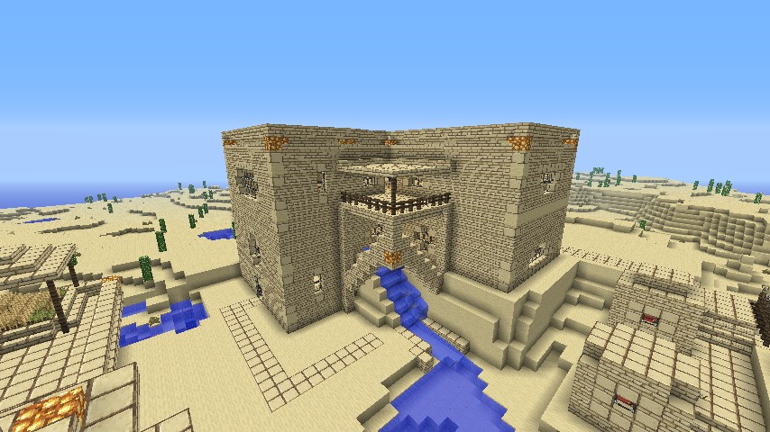 Desert House Minecraft Map