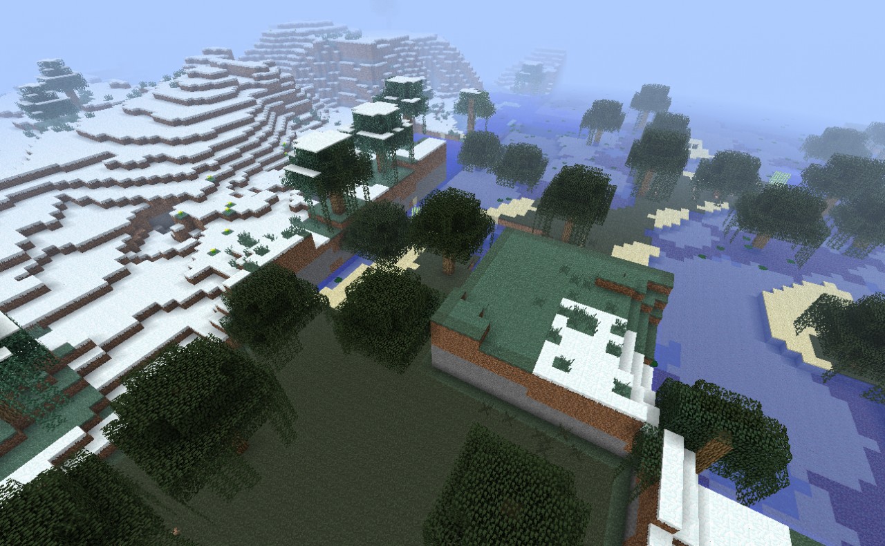 Odd chunks seed Minecraft Map
