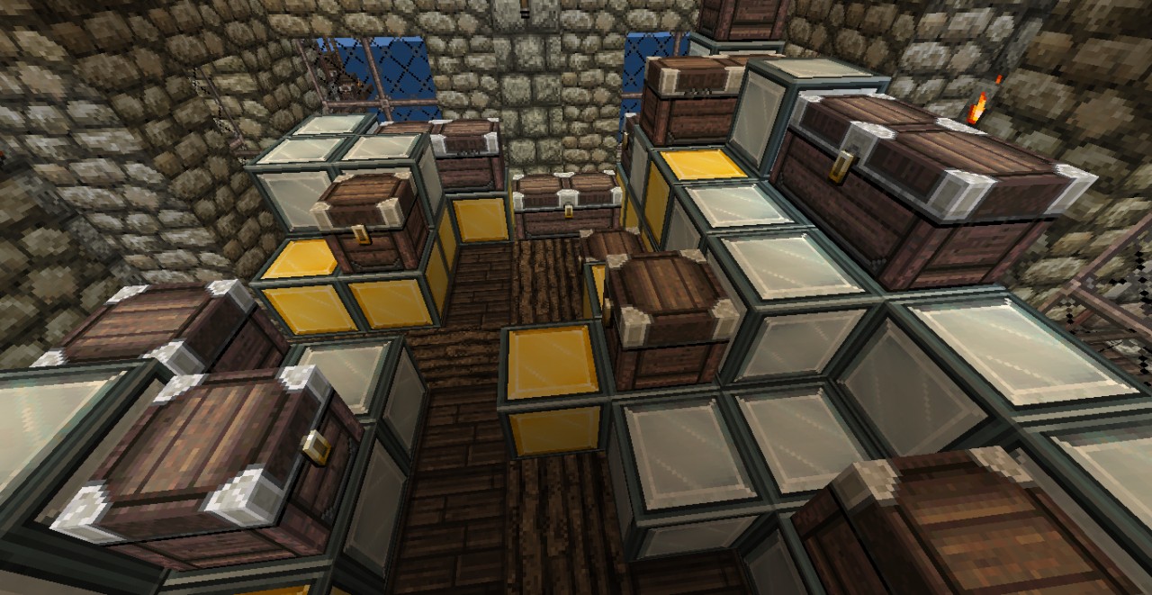 interiors extended Minecraft Map