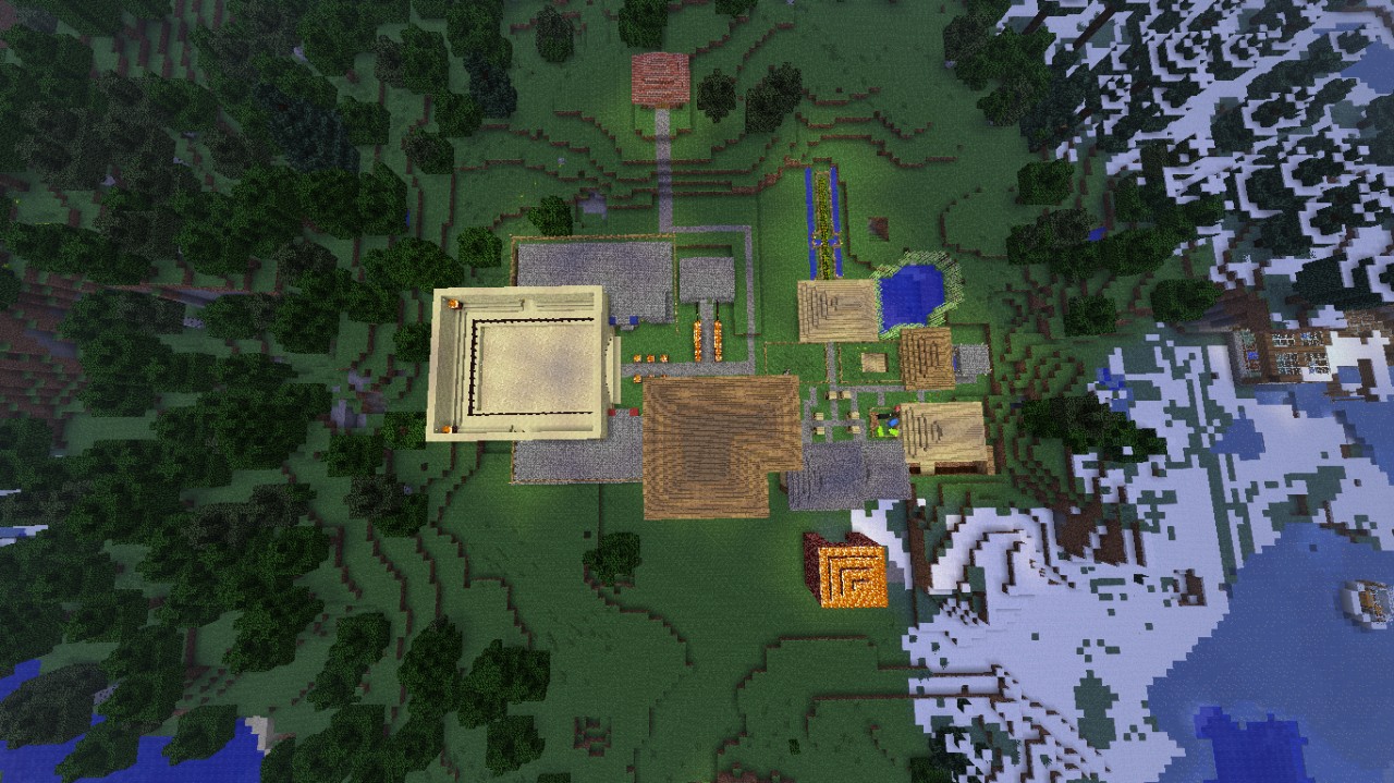 SMP Village Minecraft Map
