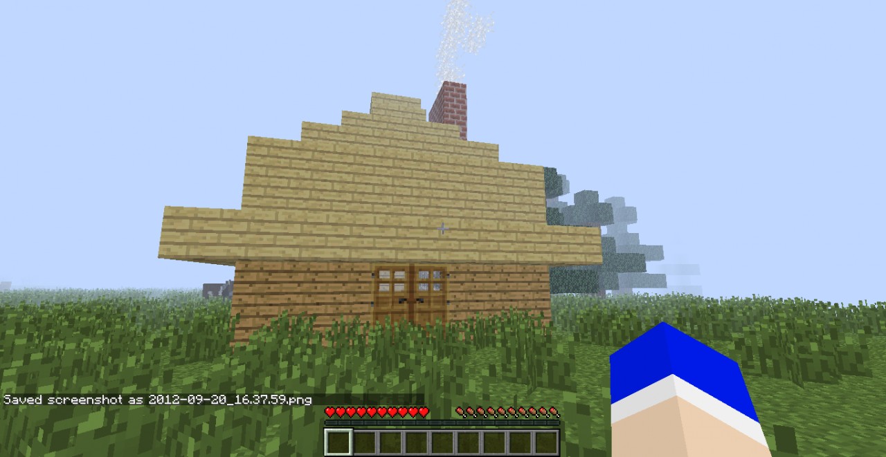 Minecraft nice cottage! w/ epic seed (follow river underground for a ...