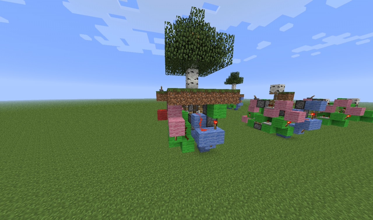 Hidden Entrance Under a Tree Minecraft Map