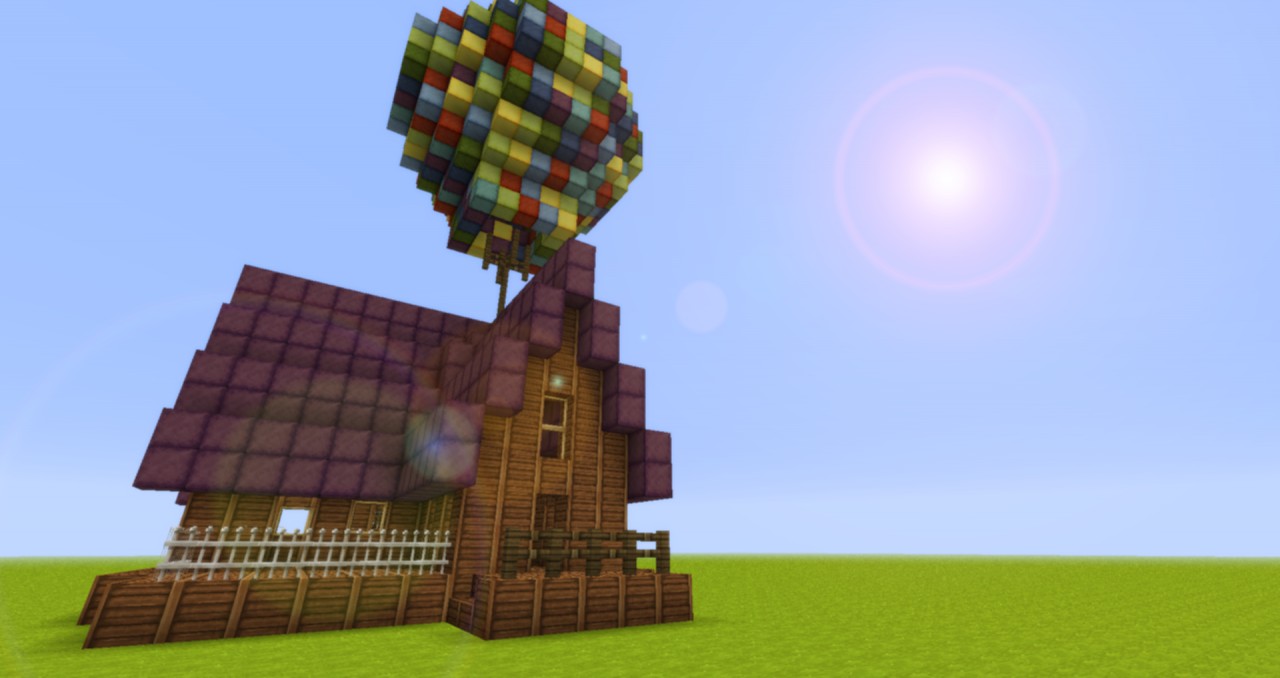 The House From The Movie UP Minecraft Map