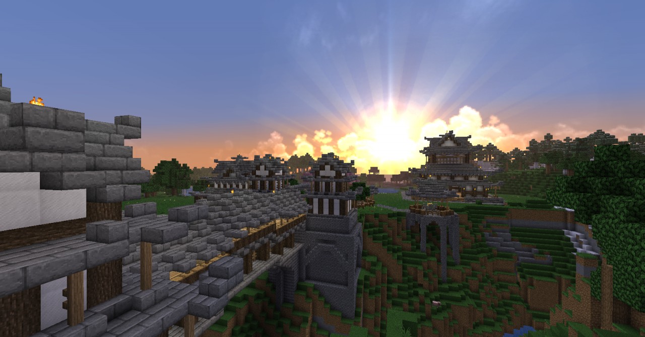 A small asian Town Minecraft Map