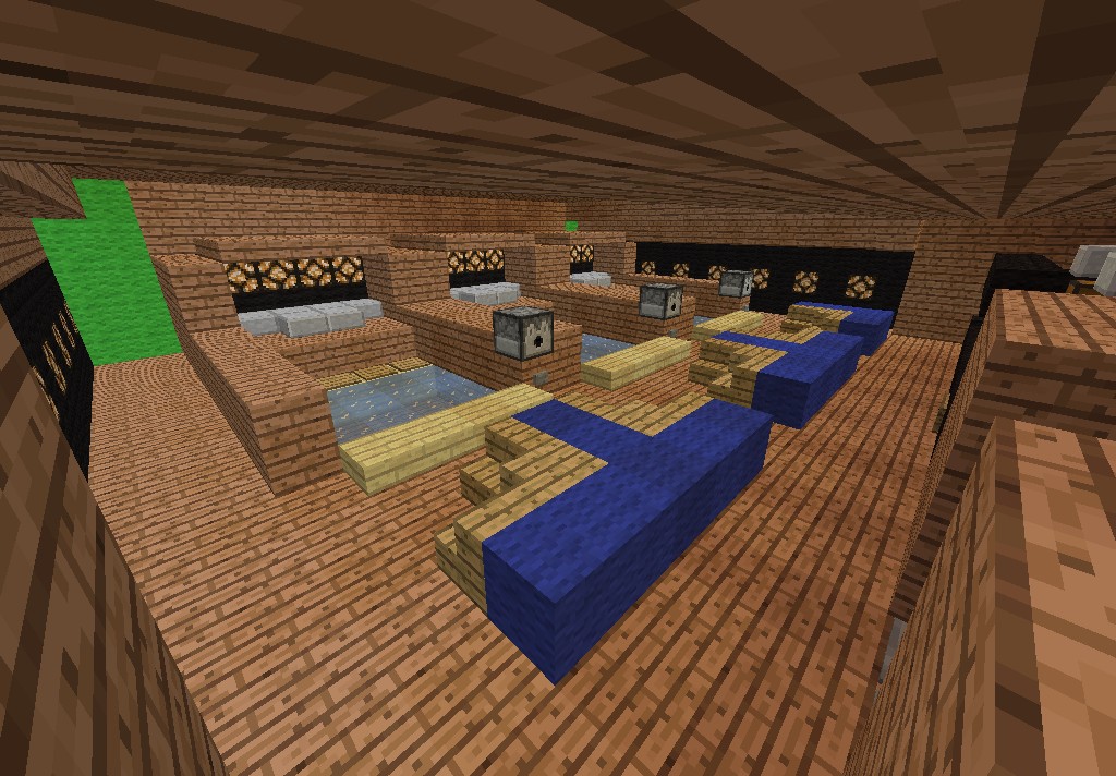 Minecraft Bowling Alley Interior Design
