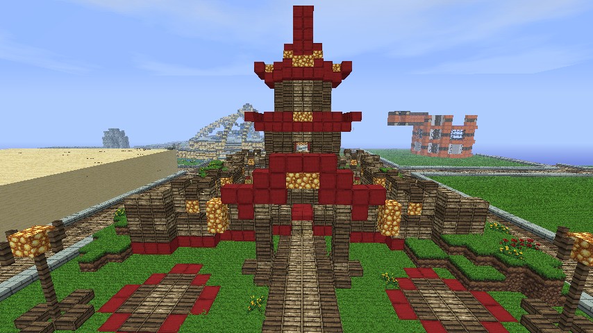 Small Asian Temple Minecraft Map