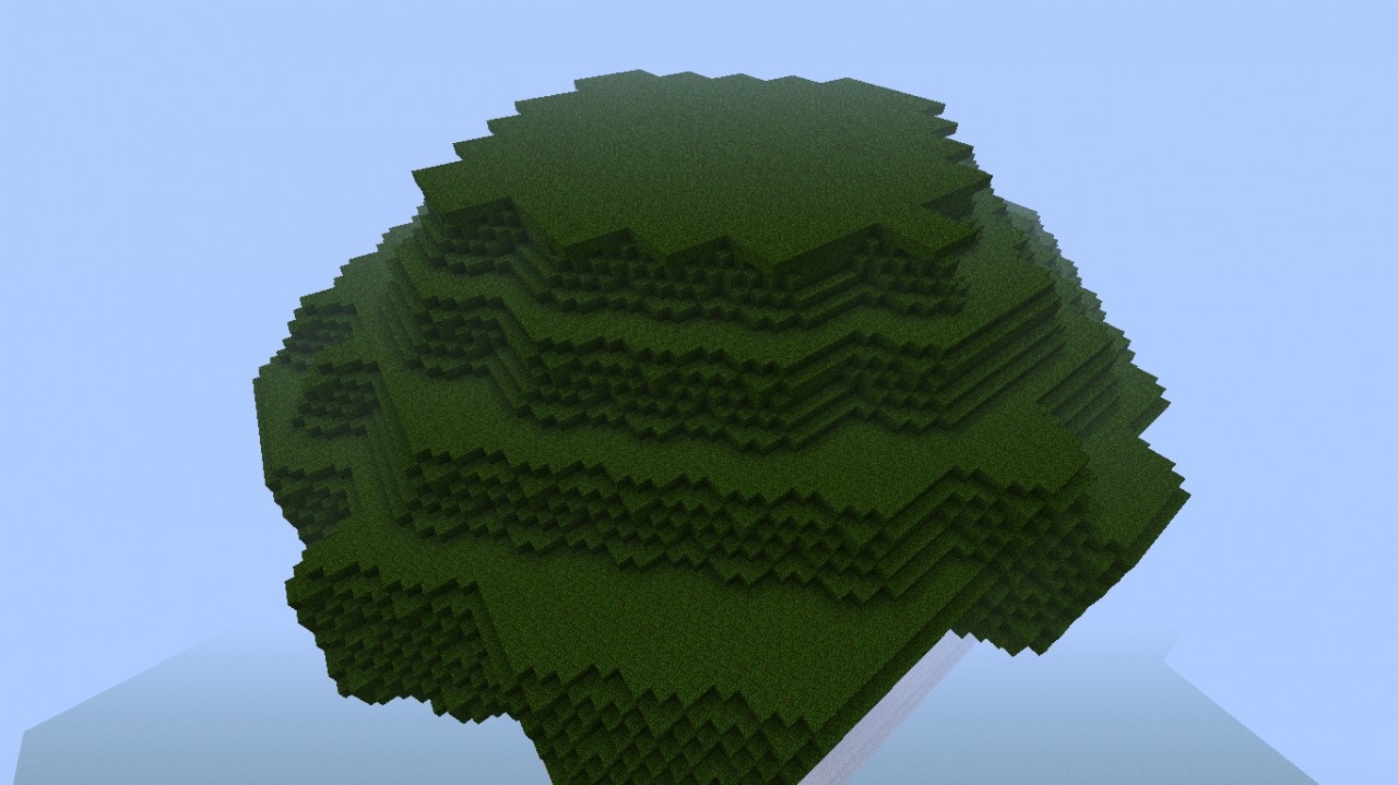 Massive Jungle Tree Minecraft Map