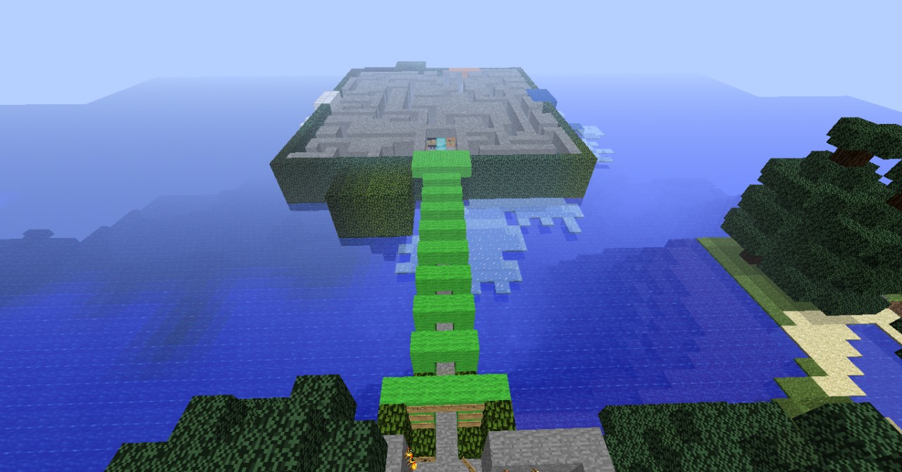 Labyrinth - Easy Level. Minecraft Map
