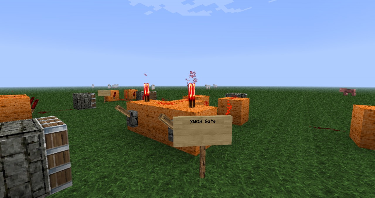 Logic Gate Minecraft