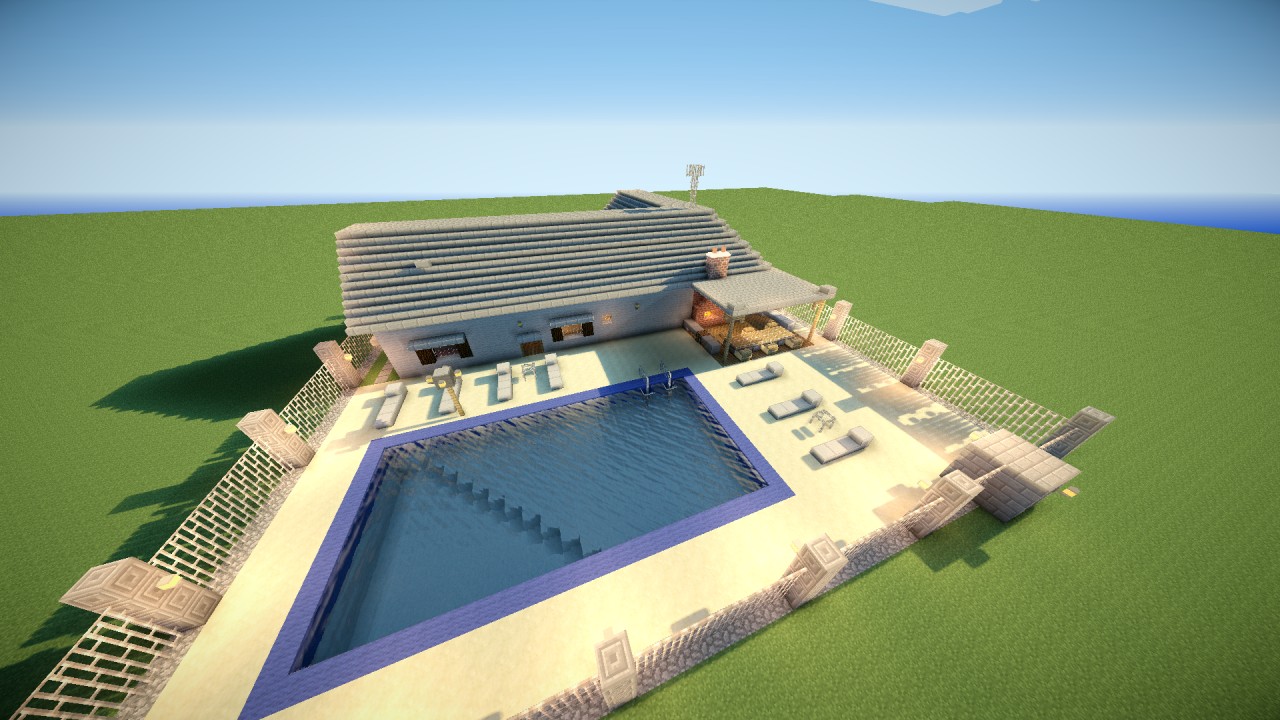 Brazilian house v2 (furnished) Minecraft Map