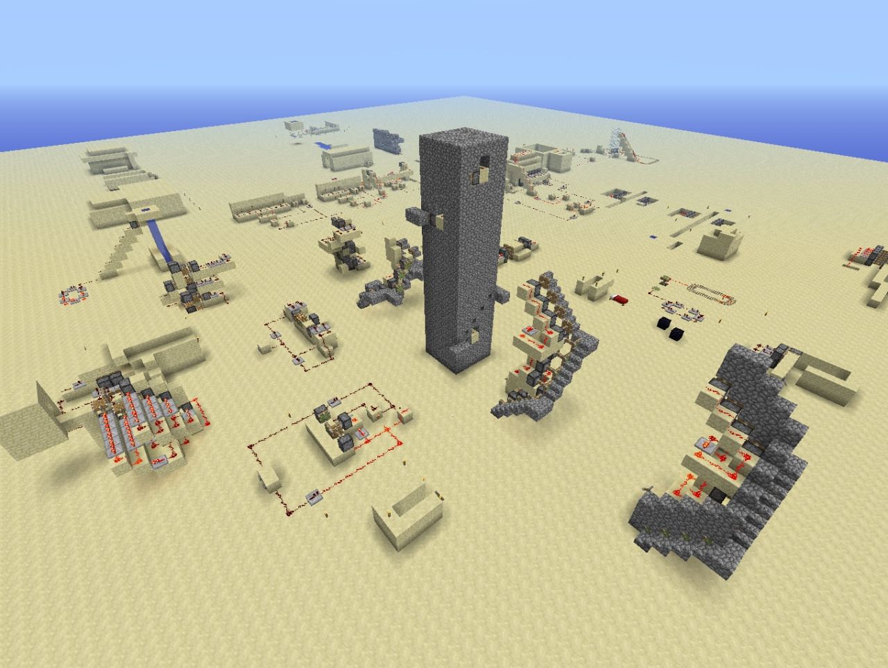 Redstone Map Bulding By Darknes !!! Minecraft Map