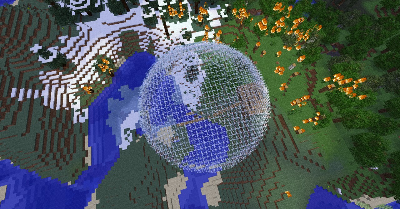 Biosphere House Minecraft Map