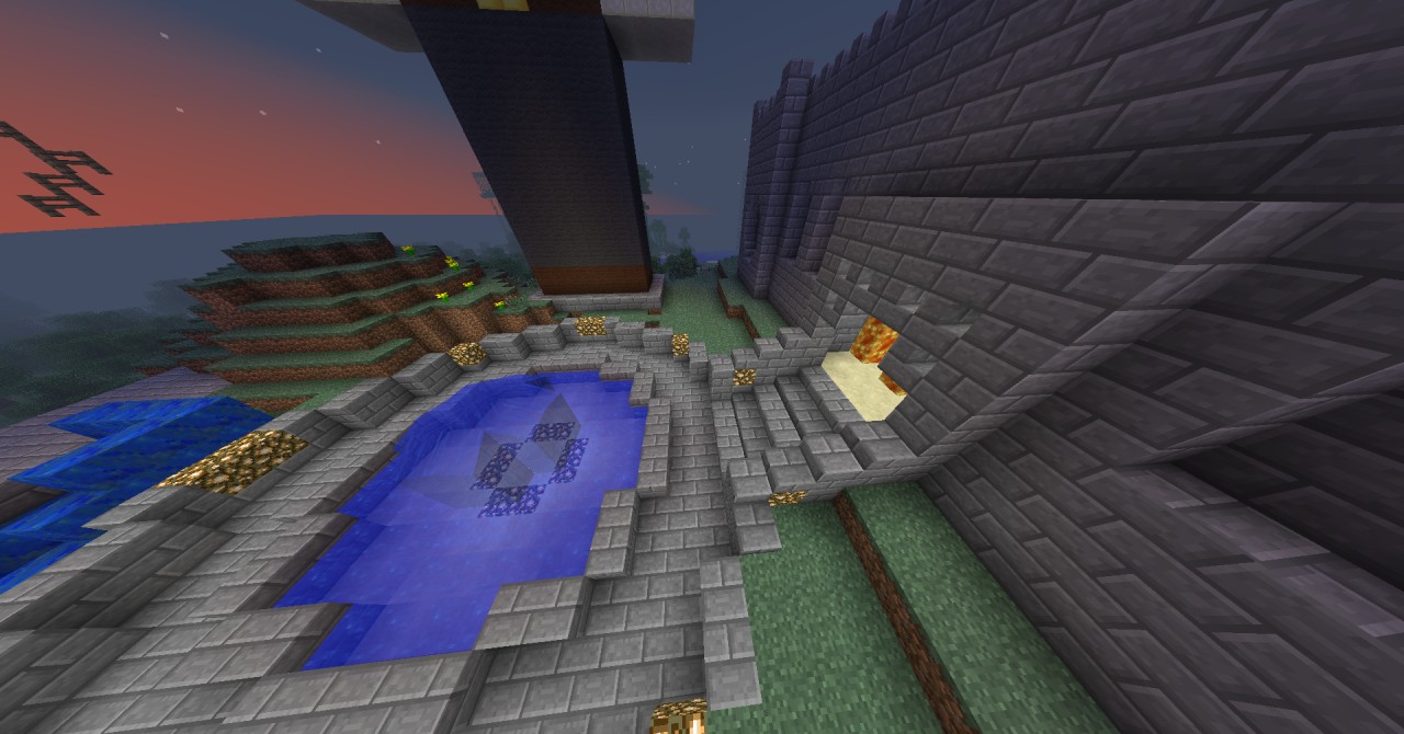 Castle statue and parkour Minecraft Map