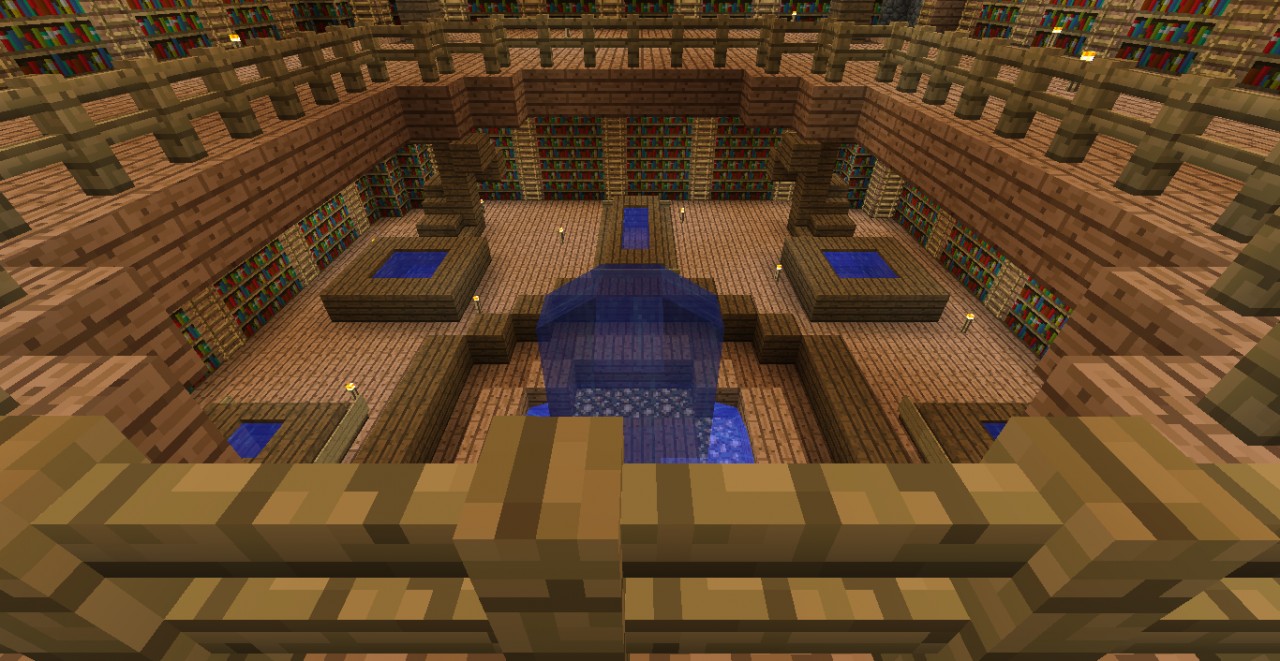 Library Minecraft Map