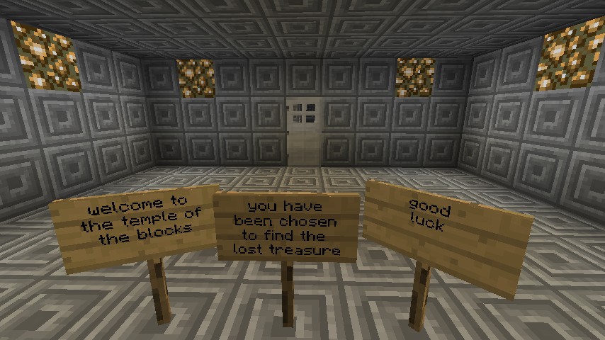 temple of the blocks Minecraft Map