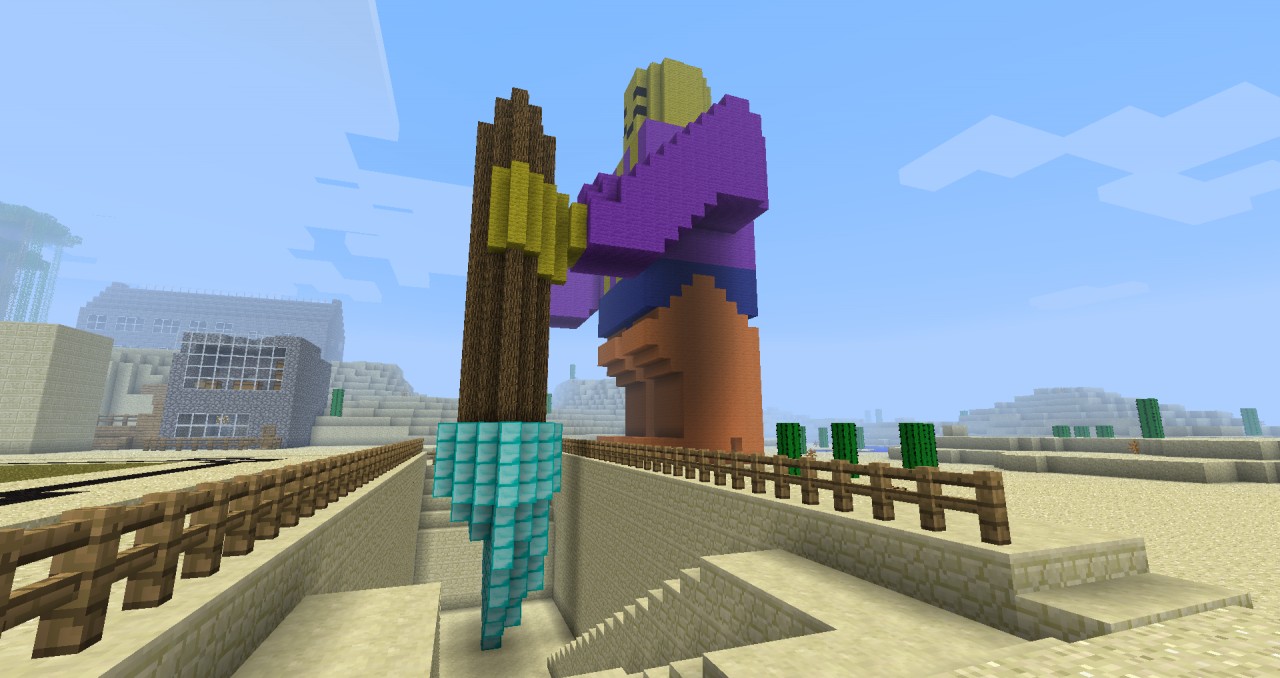 Lego man Minecraft Map