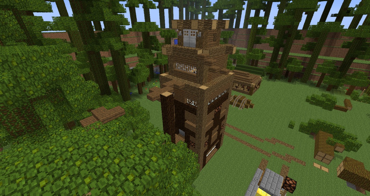 Wood cutting jungle map Minecraft Map