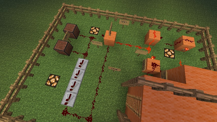 Compact alarm system Minecraft Map