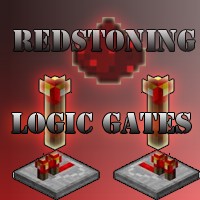 MineCraft Logic Gates- Minecraft Redstoning. Minecraft Map