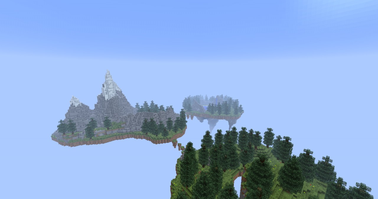 Mountain Skyland Minecraft Map