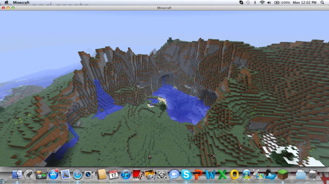 Beautiful mountain biome Minecraft Map