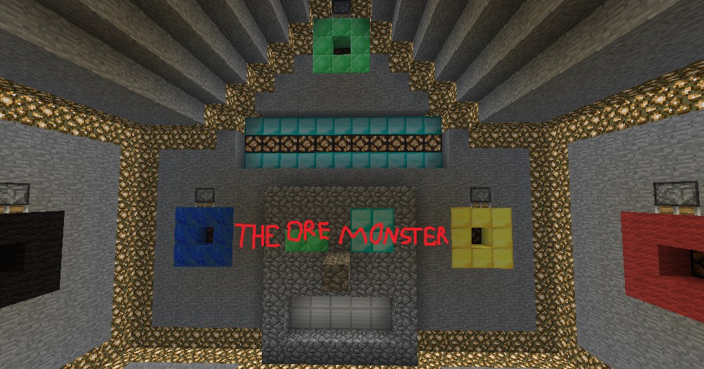 The Ore Monster Boss Fight Minecraft Map