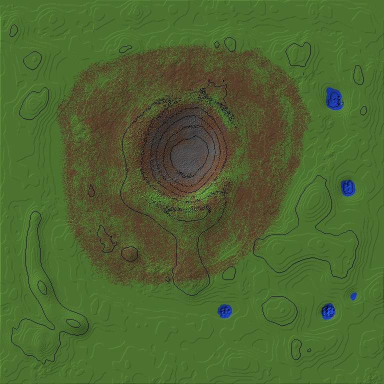 Asteroid Crater Minecraft Map