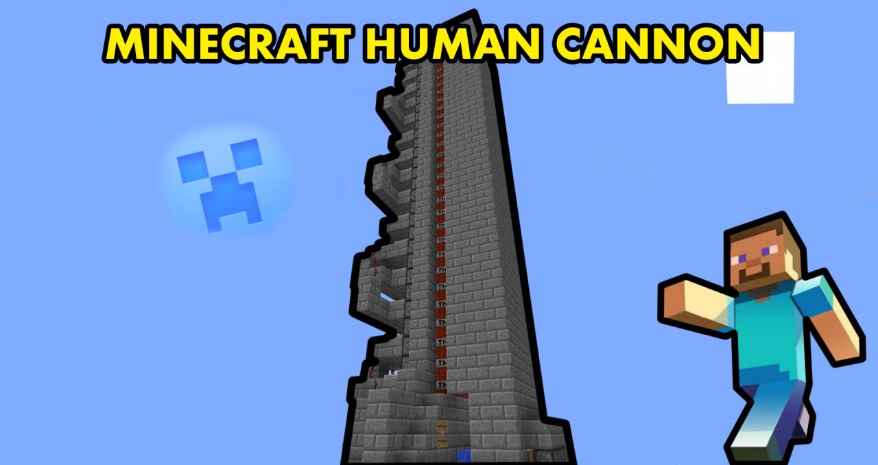 THE BEST HUMAN CANNON ( + DOWNLOAD) Minecraft Map