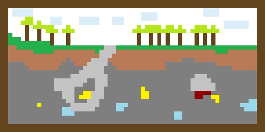 Minecraft portret Pixel art