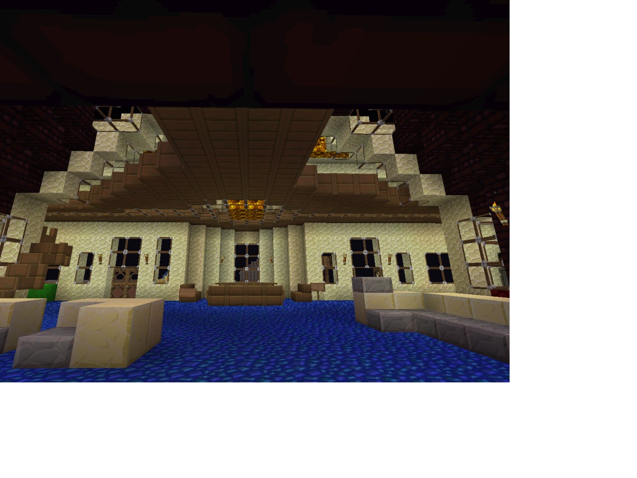the netherend house! Minecraft Map