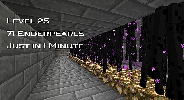 Best Enderman Farm [Level 25 in 1 Minute] Minecraft Map