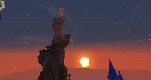 Mystic Wizard Tower (up high on yonder mountain top) Minecraft Map
