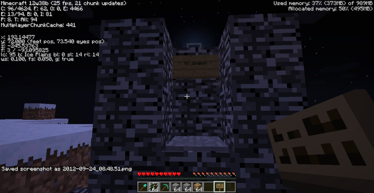 Ready made spawn for servers Minecraft Map