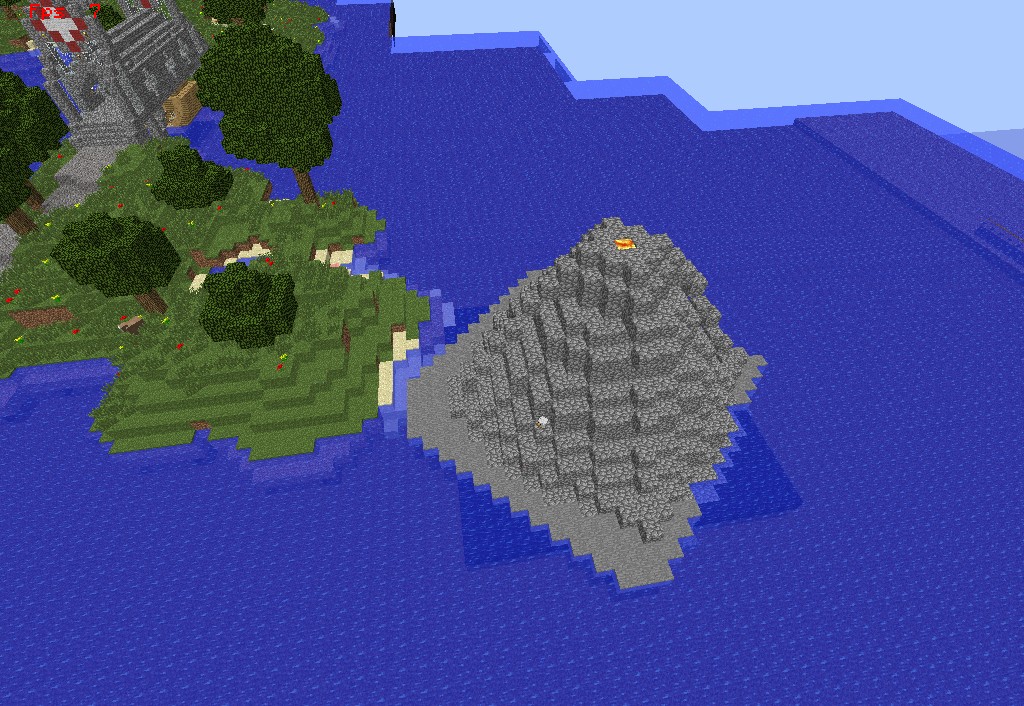 Two Islands And a [WIP] Castle! Minecraft Map
