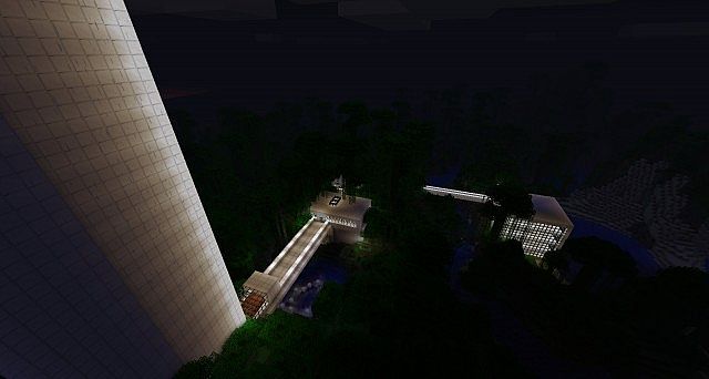Docking Tower 2.0 + Enterprise-A 1.1 Minecraft Map