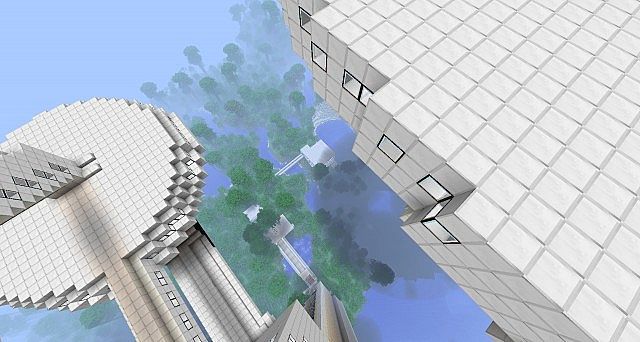Docking Tower 2.0 + Enterprise-A 1.1 Minecraft Map