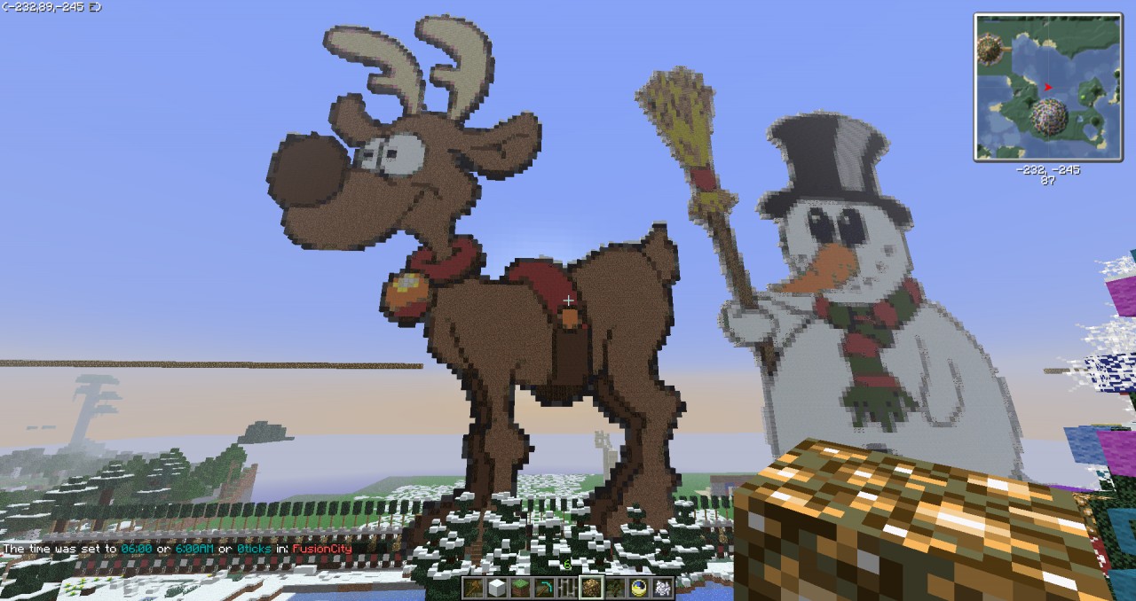 Advent Area Christmas Time Minecraft Map
