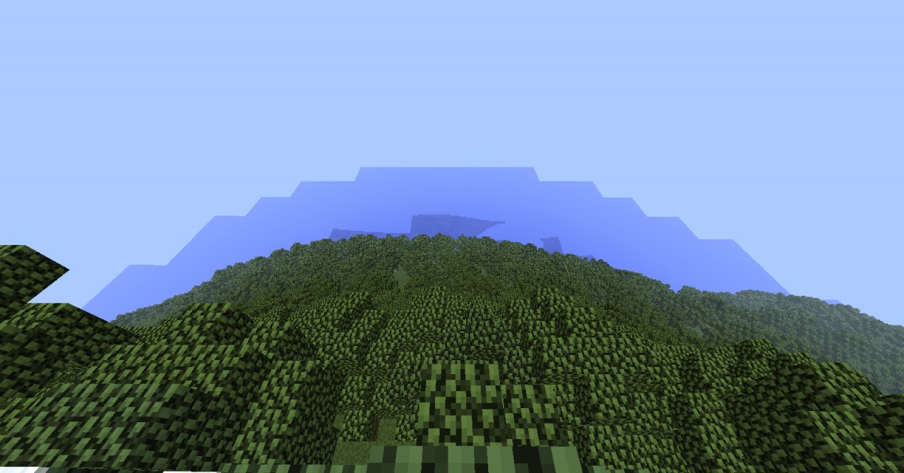 Huge mountain Minecraft Map