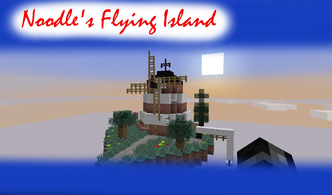 Noodle's Floating Island! (From Gorilaz!) Minecraft Map
