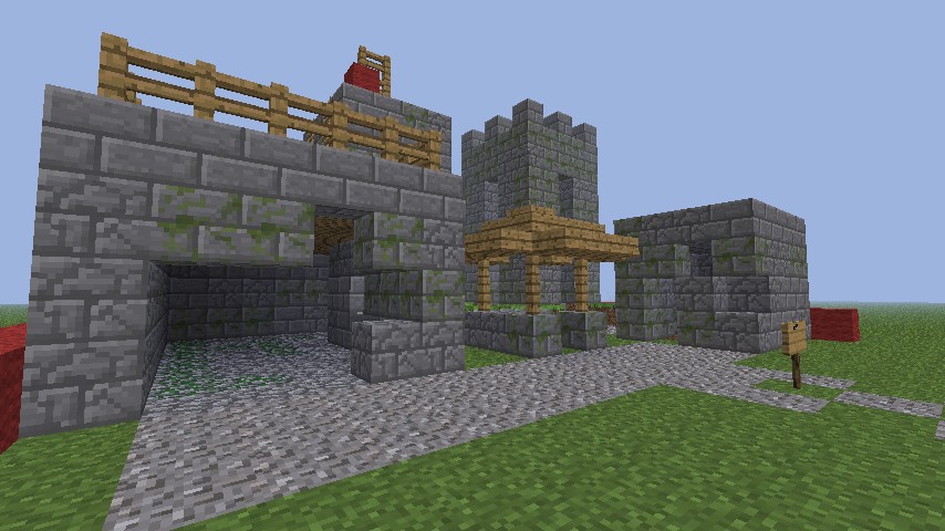 Jungle VS Castle Mini CTF Map Minecraft Map