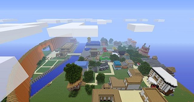 Naruto The Hidden Leaf Village Minecraft Map