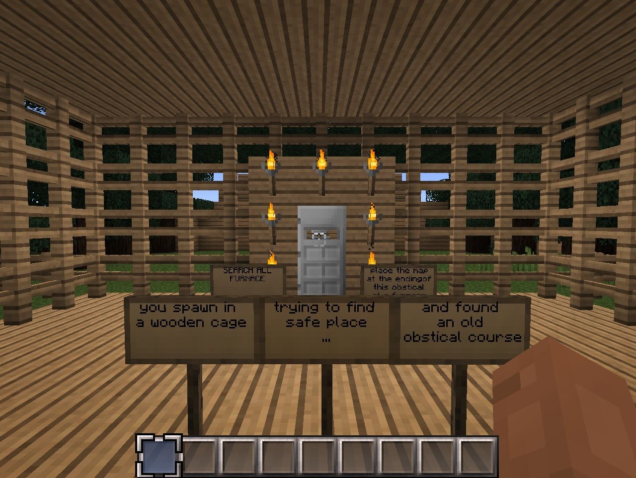 Parkour obstical course Minecraft Map