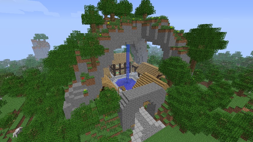 Axehood - the country [Custom Landscape] Minecraft Map