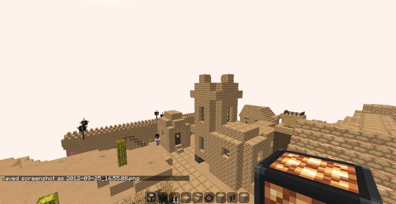 Desert Fortress Minecraft Map