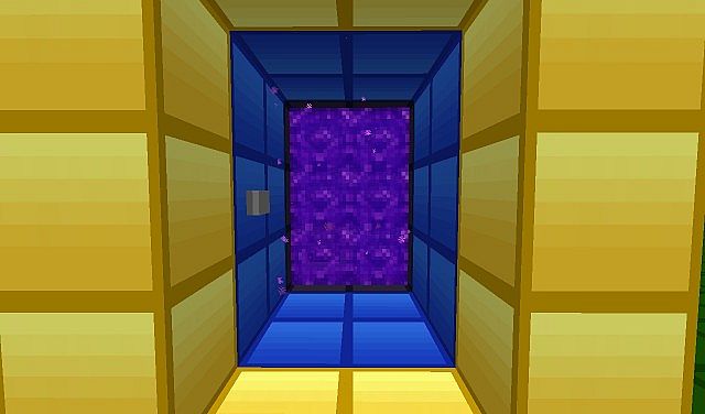 Nether Portal gate Door Minecraft Map