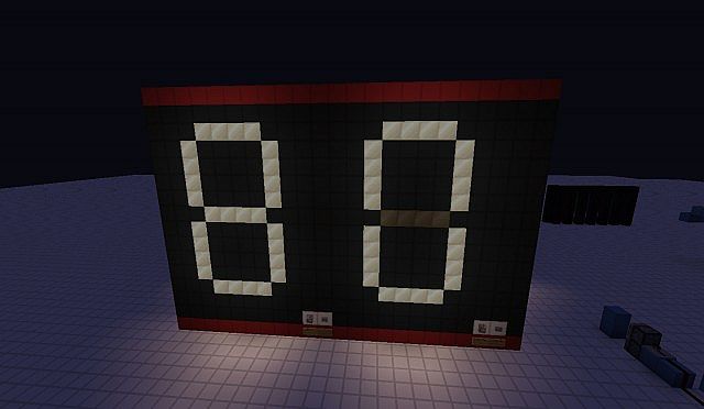 7 segment display (Extendable) Minecraft Map